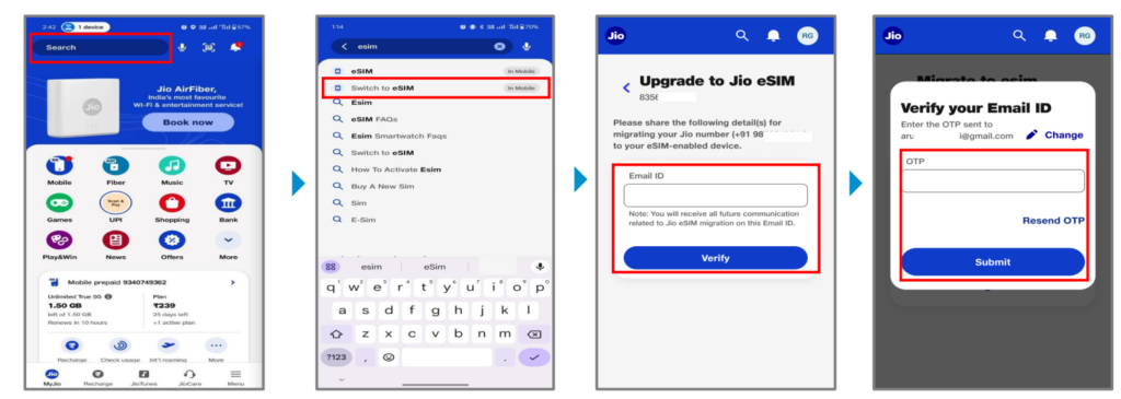 How to convert Jio SIM to eSIM: 2024 Latest Guide - Mob Gyan
